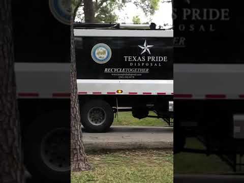 Texas Pride Disposal Heil Rear Loader - YouTube