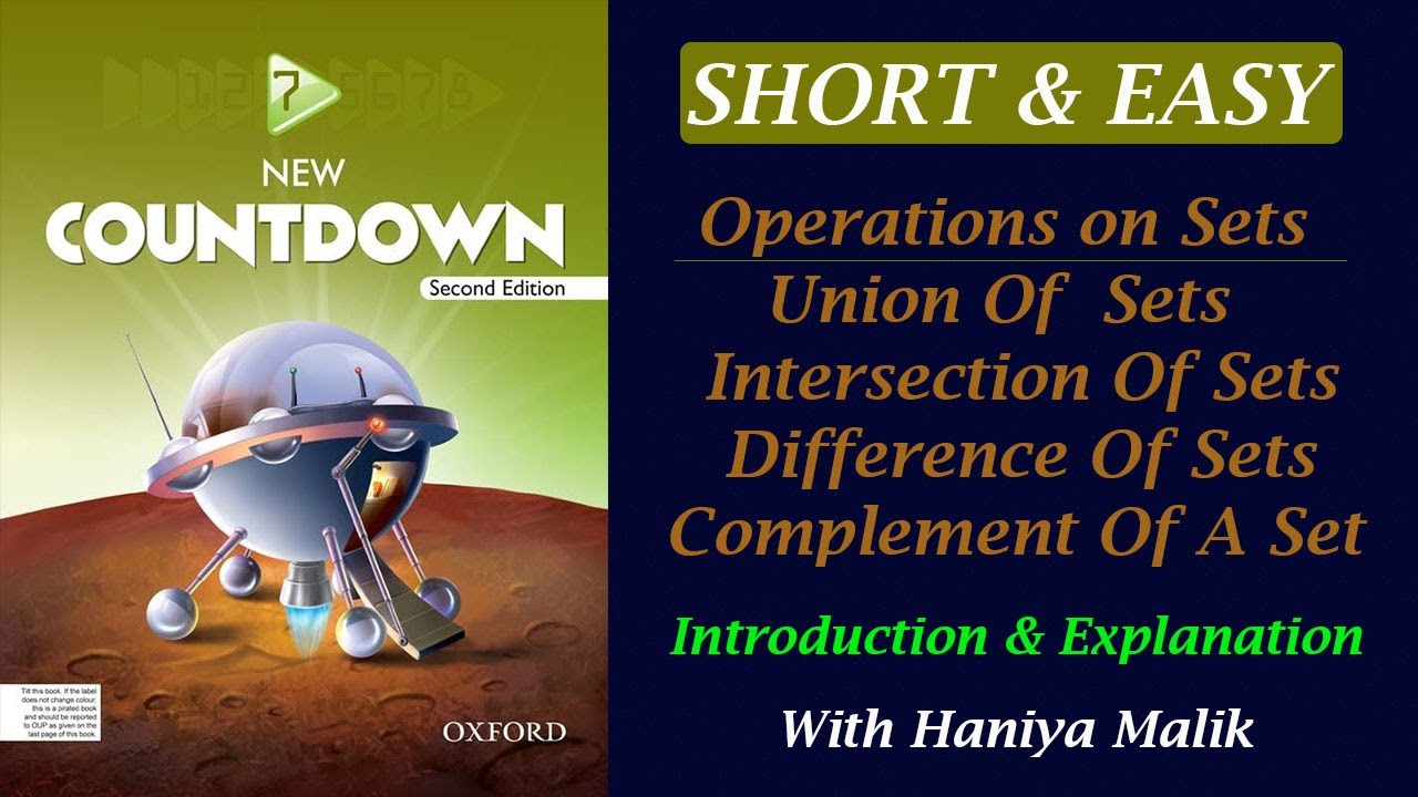 What are the Operations on Sets II Oxford Countdown Second Edition II ...