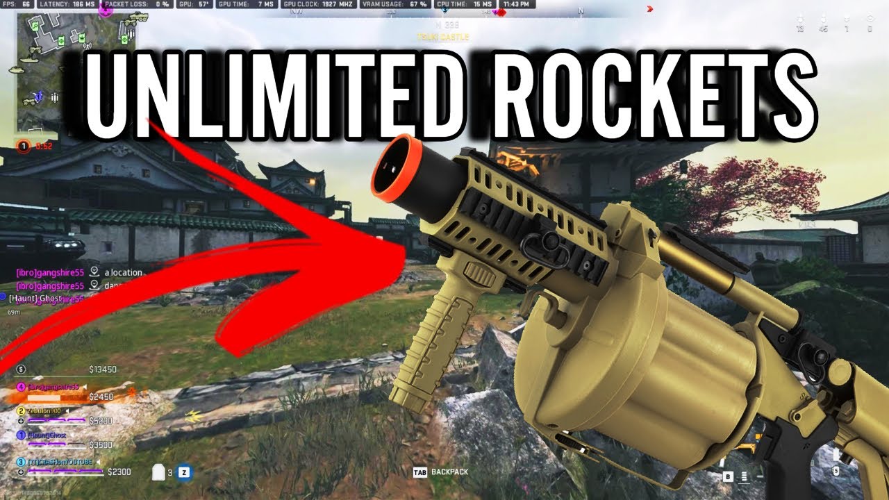 How to Get Unlimited ROCKET LUNCHER AMUNITION WARZONE 2 - YouTube