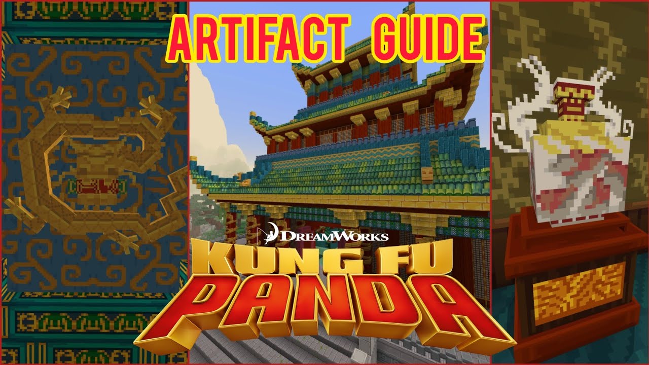 Minecraft Kung Fu Panda DLC - All Artifact Locations - YouTube