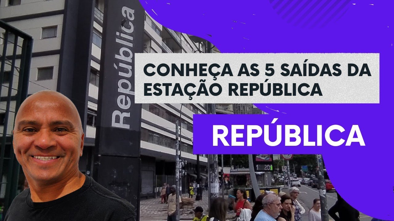 Conheça as 5 saídas da Estação República do Metrô de São Paulo, saiba ...