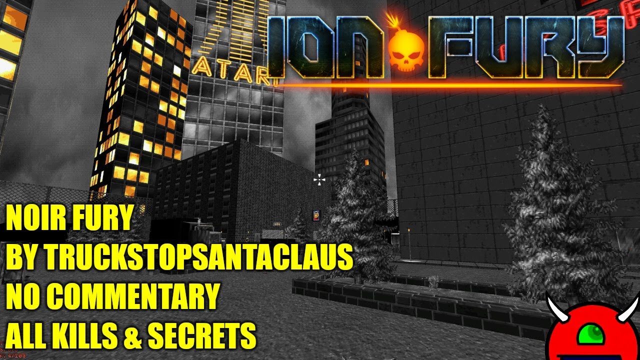 Ion Fury User Map: Noirfury - All Secrets No Commentary - YouTube