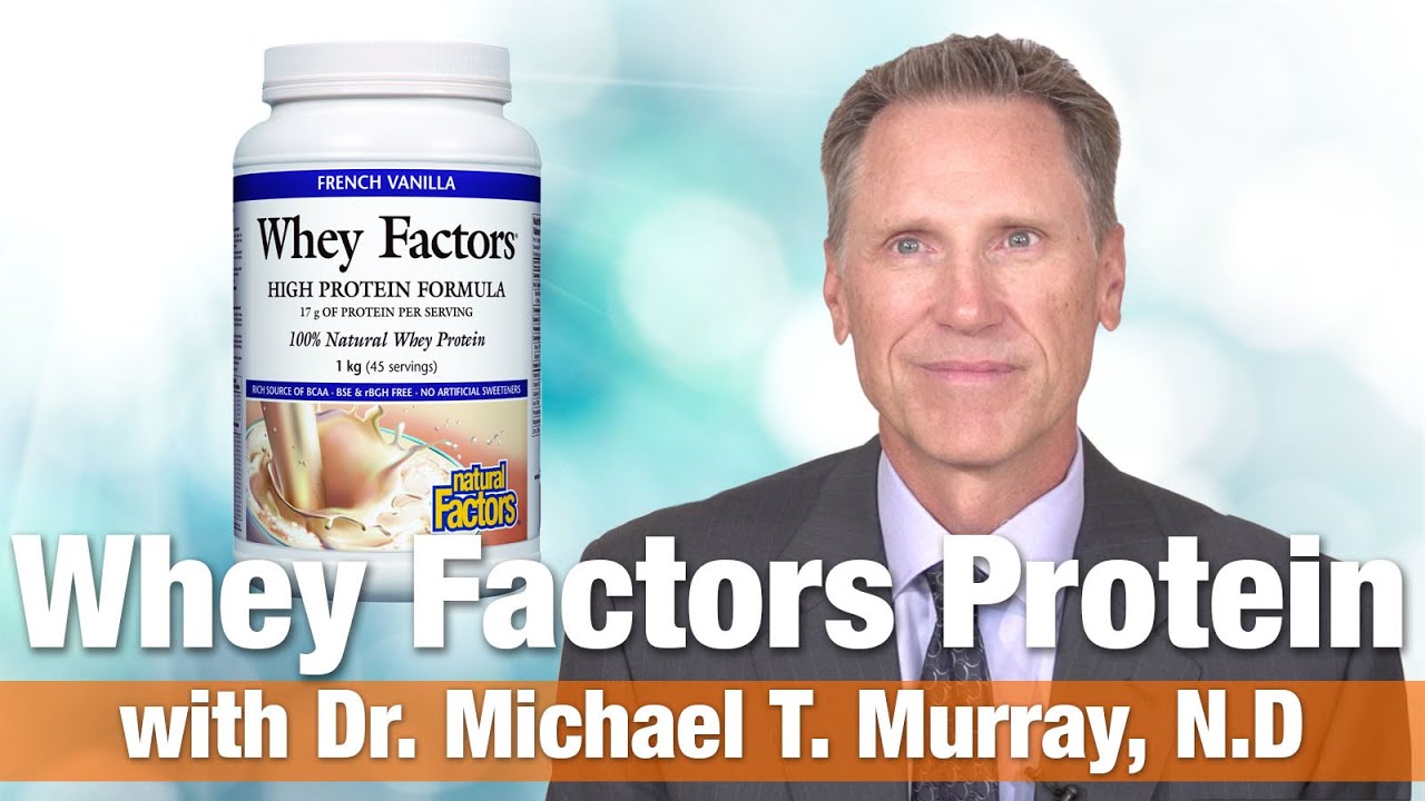 Natural Factors Whey Protein & Slim Styles Bonus with Dr. Michael T ...