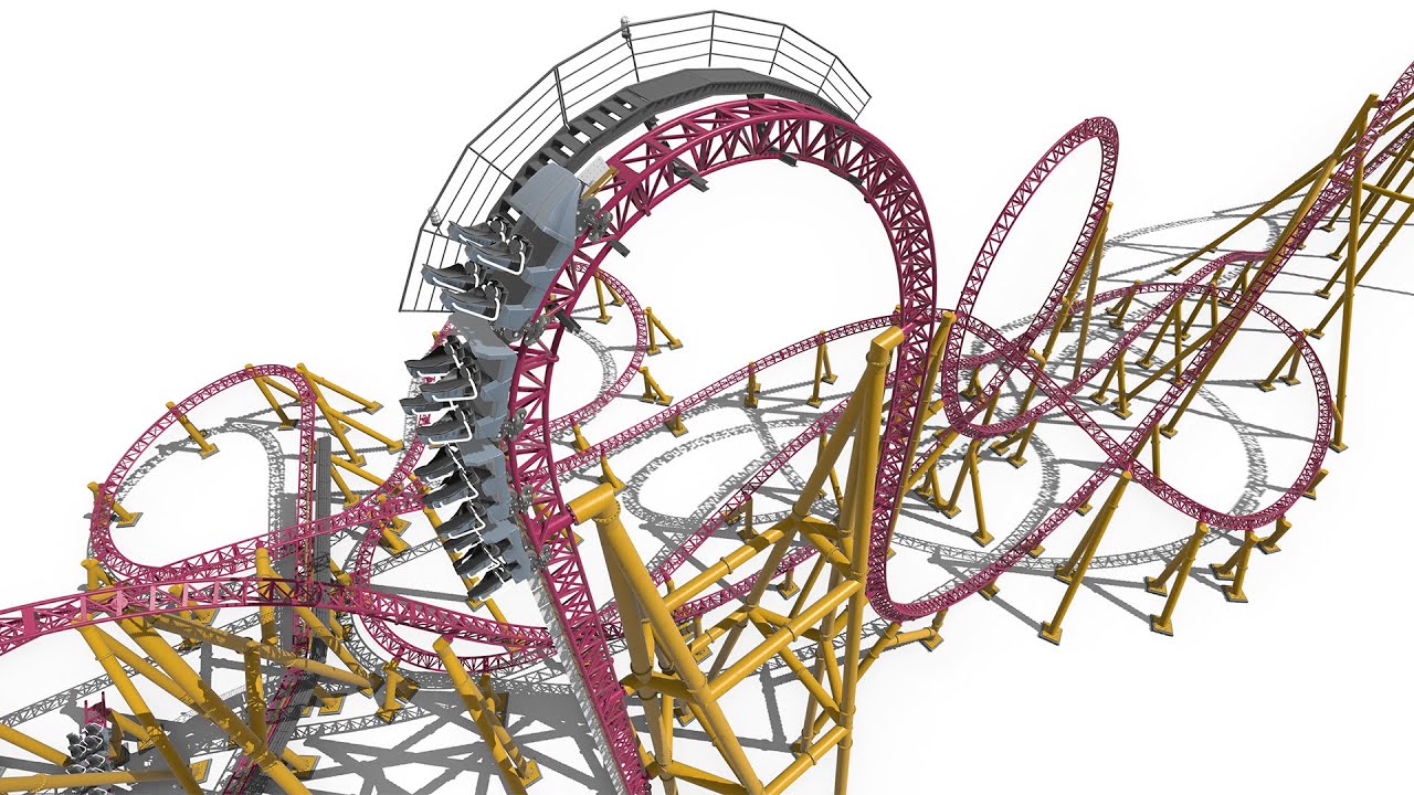 Twist - NoLimits 2 (Intamin Vertical LSM Lift Coaster) - YouTube