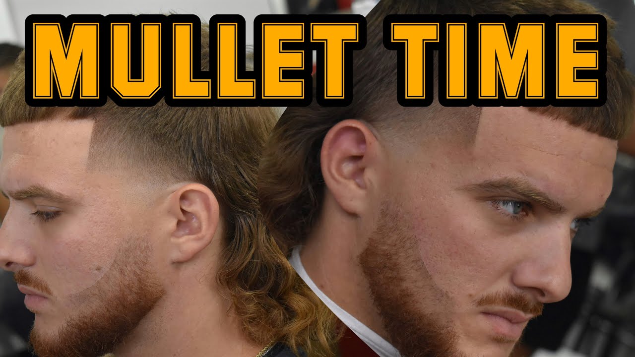 MODERN MULLET HAIRCUT TUTORIAL// Mullet with textured crop top - YouTube