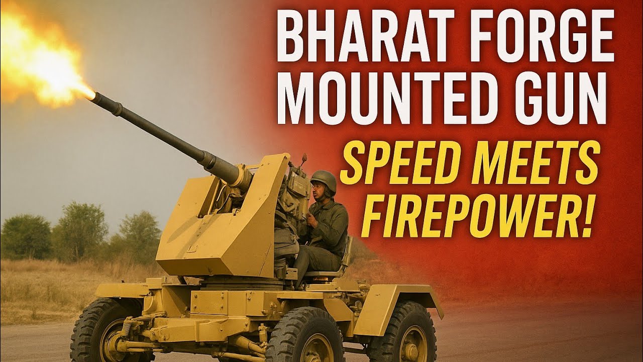 Bharat Forge Mounted Gun System: दुश्मन को चौंकाने वाली मोबाइल गन ...