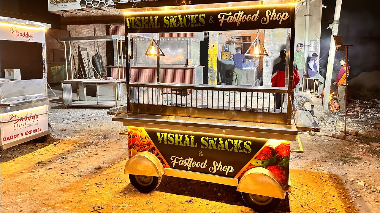 Food cart thela lari order now 9368275157 - YouTube