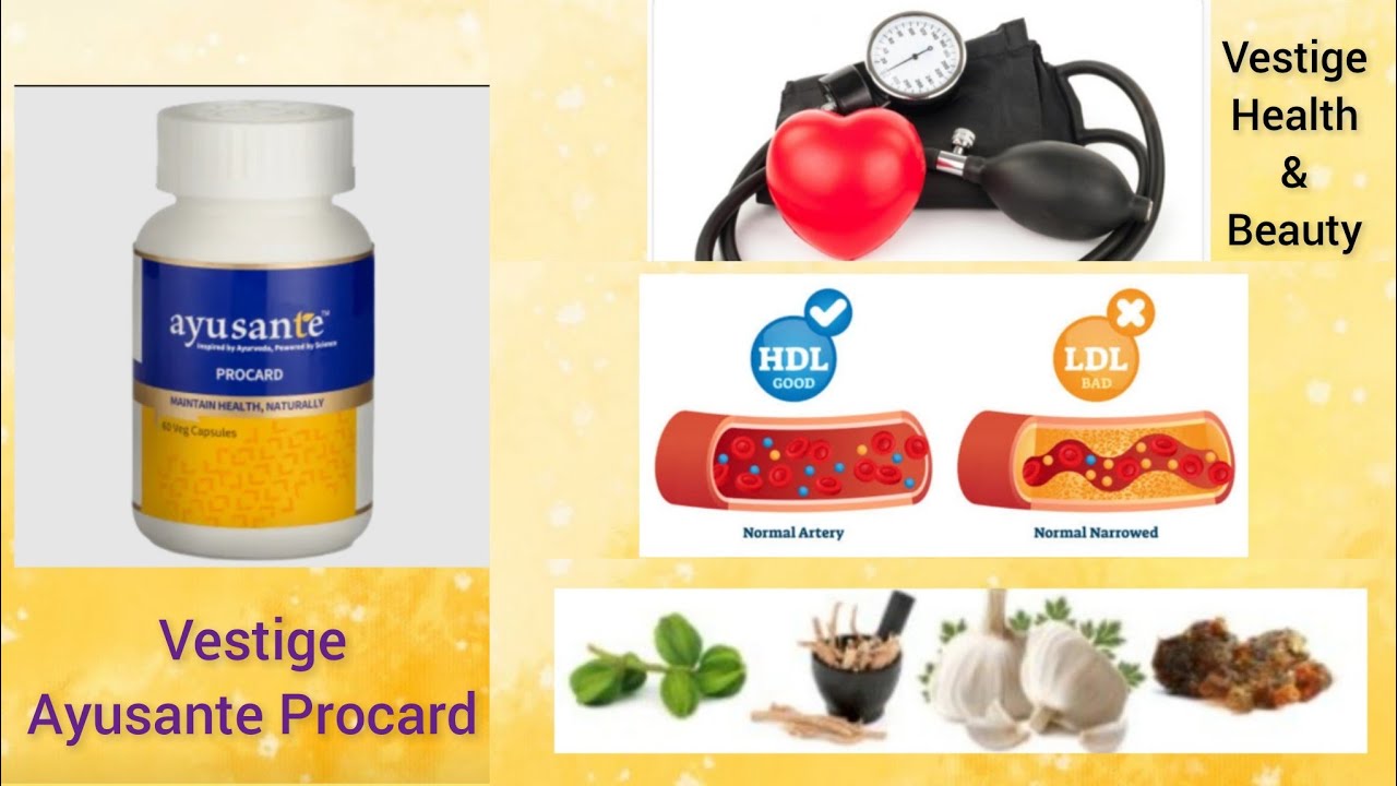 Vestige ayusante procard #heart #health #vestige - YouTube