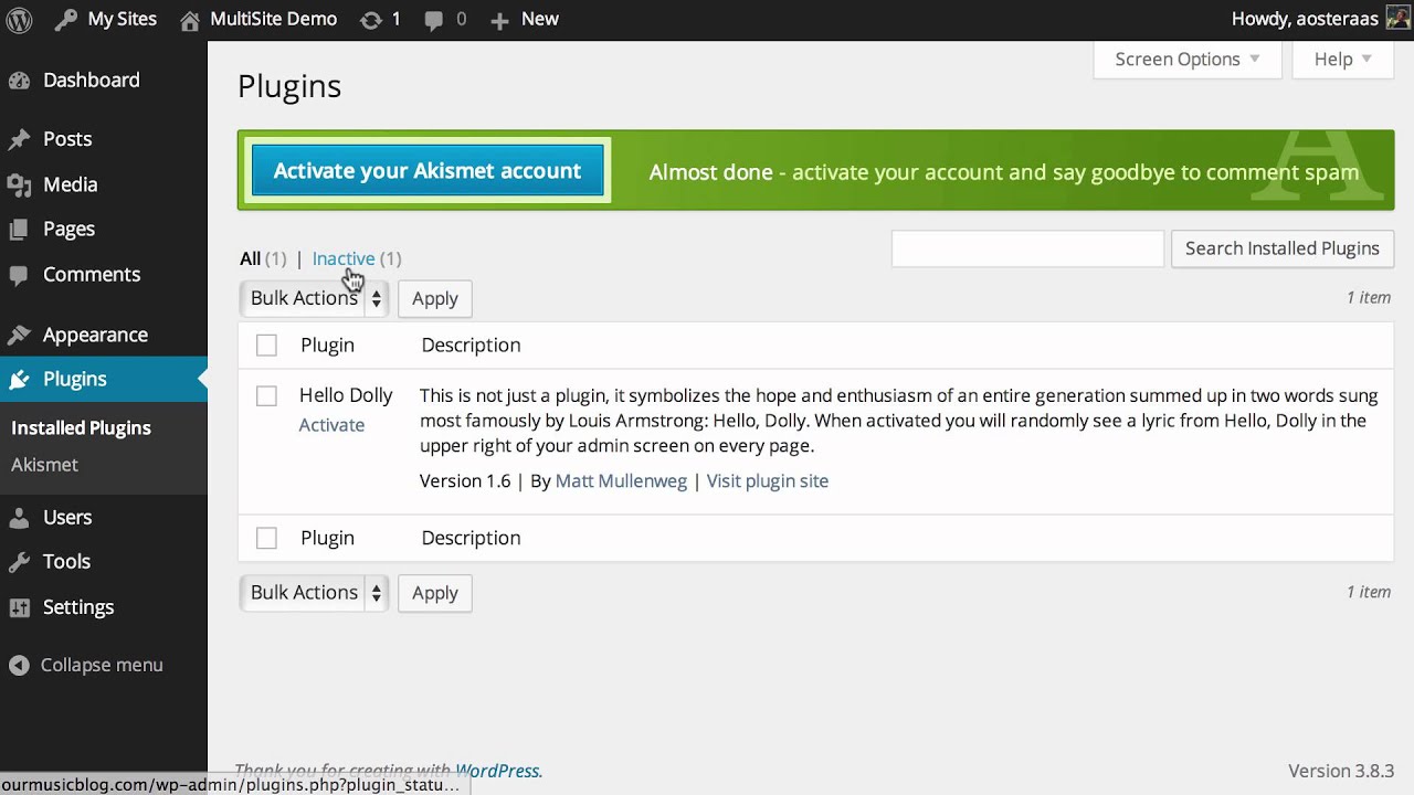 WordPress MultiSite Plugin Management On A MultiSite Network YouTube WordPress MultiSite Plugin Management On A MultiSite Network YouTube