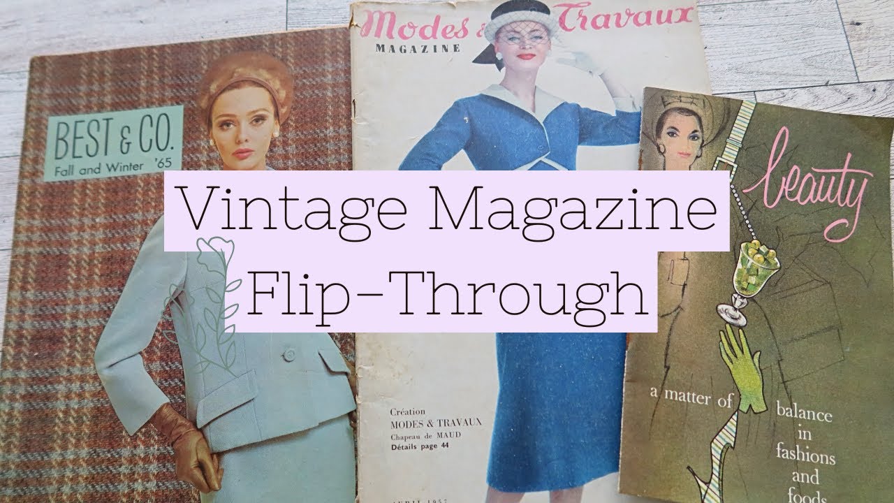 👗 Flip-through of Vintage Magazines & Catalogs From The 1950s! 👠 ...