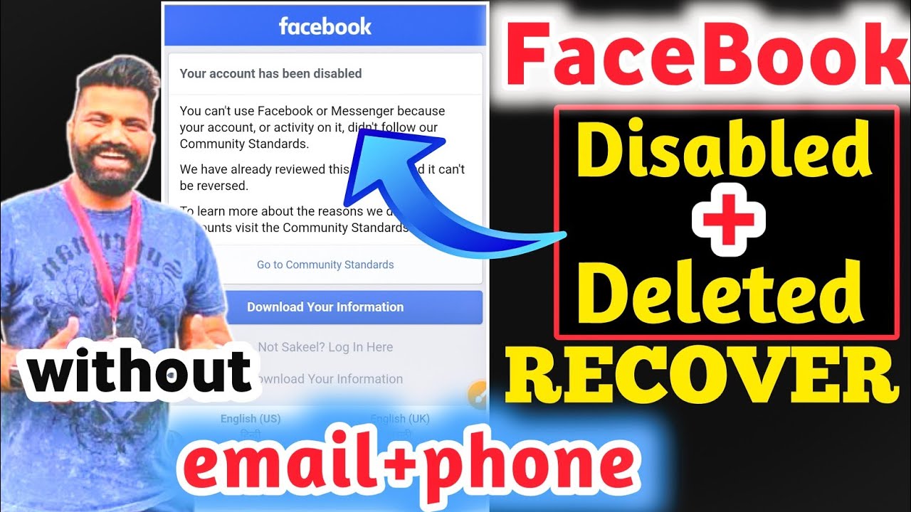 How To Recover Disabled Facebook Account 2023 | Your Account Has Been Disabled Problem Solution ...