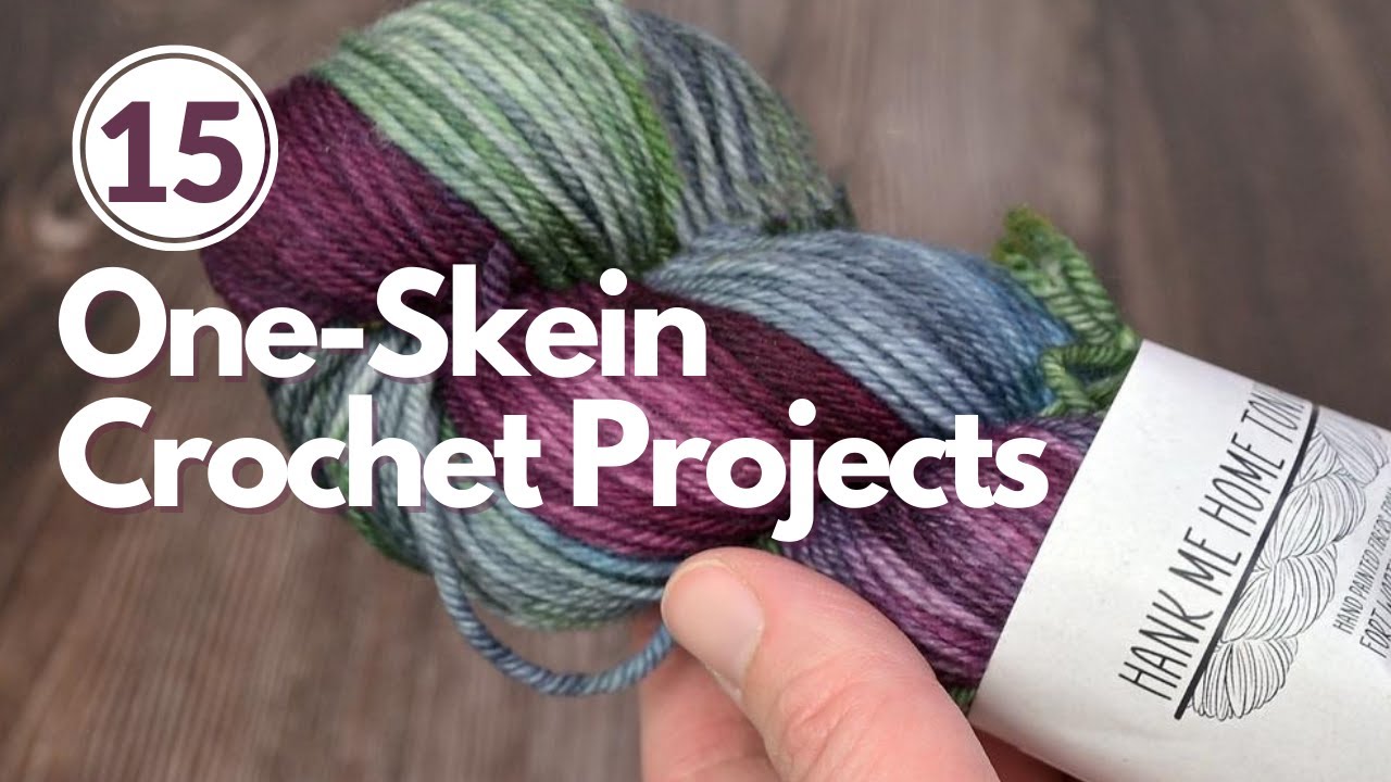15 ONE-SKEIN Project Ideas For Your Size 2 Specialty Yarns! - YouTube