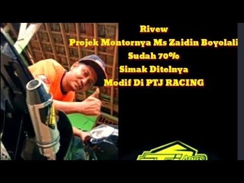 Rivew Projek modif Mp mono modif Crf,milik ms Zaidin Boyolali sudh 70% ...