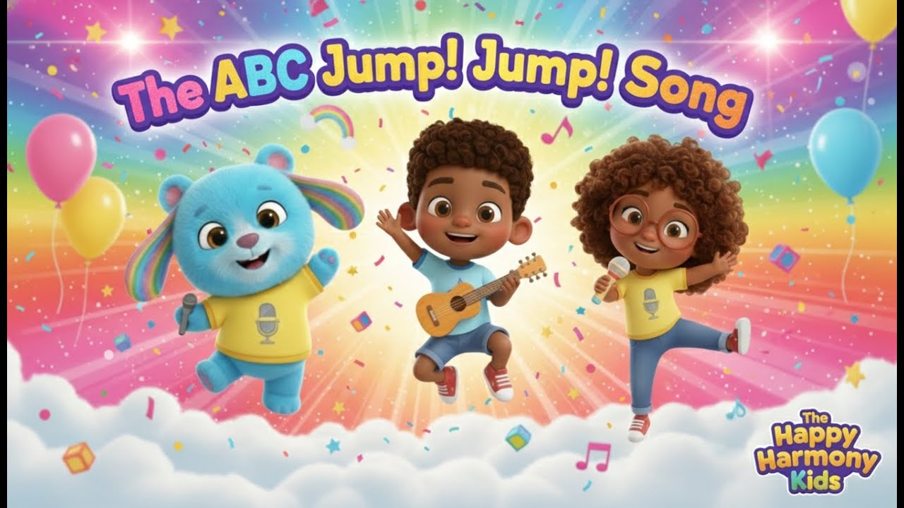 The ABC Jump! Jump! Song 🎵| Simple Songs #kidssongs #toddlersongs # ...