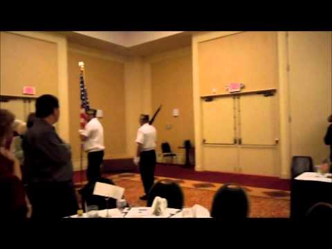 VFW Mid Winter Conference 2013 Color Guard - YouTube
