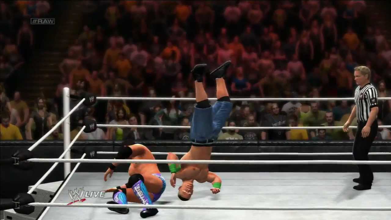 WWE '13 - John Cena vs Justin Gabriel - King Of The Ring First Round ...