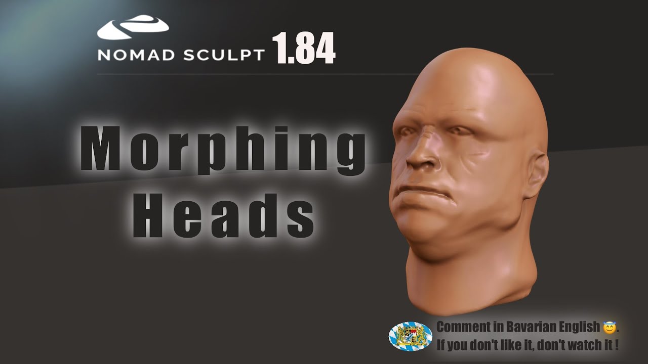 Nomad Sculpt - Morphing Heads - Reproject - Tutorial (V1.84 - 14.12.2023) - YouTube