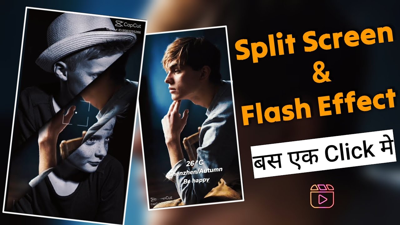 Split Screen & Flash Effect Capcut Template | New Capcut Template | Just One Click - YouTube