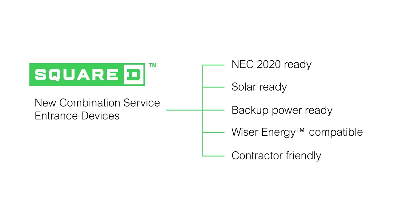 Square D™ Combination Service Entrance Devices: Features and Benefits ...