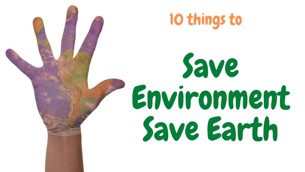 World Environment Day : 10 things to Save Environment Save Earth - YouTube