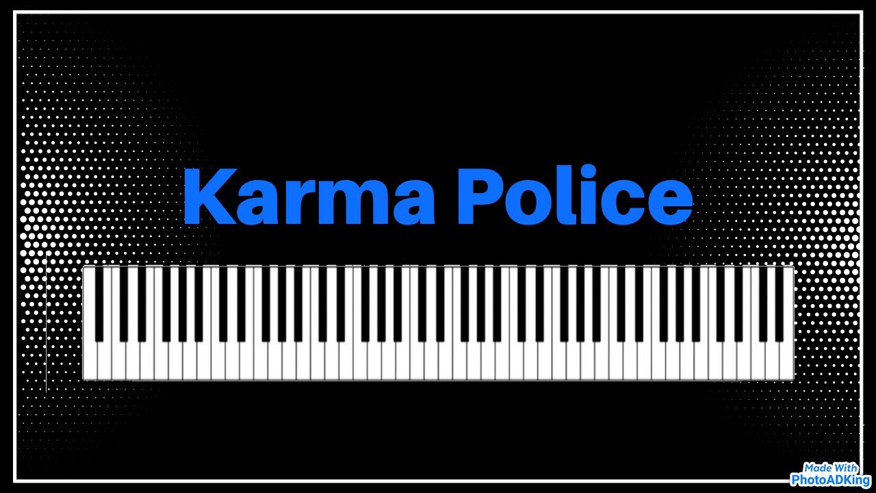 Karma Police Piano Tutorial - YouTube