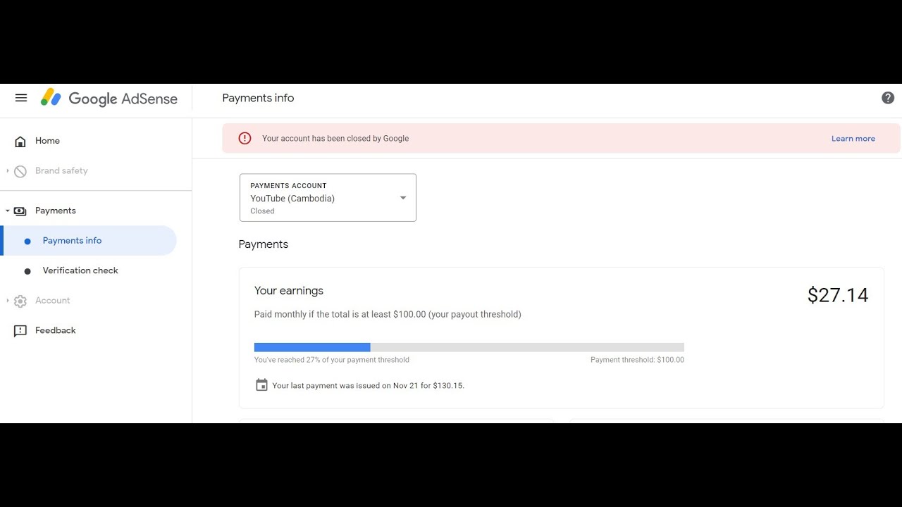 How to learn about YouTube ! Your account has been closed by Google ...