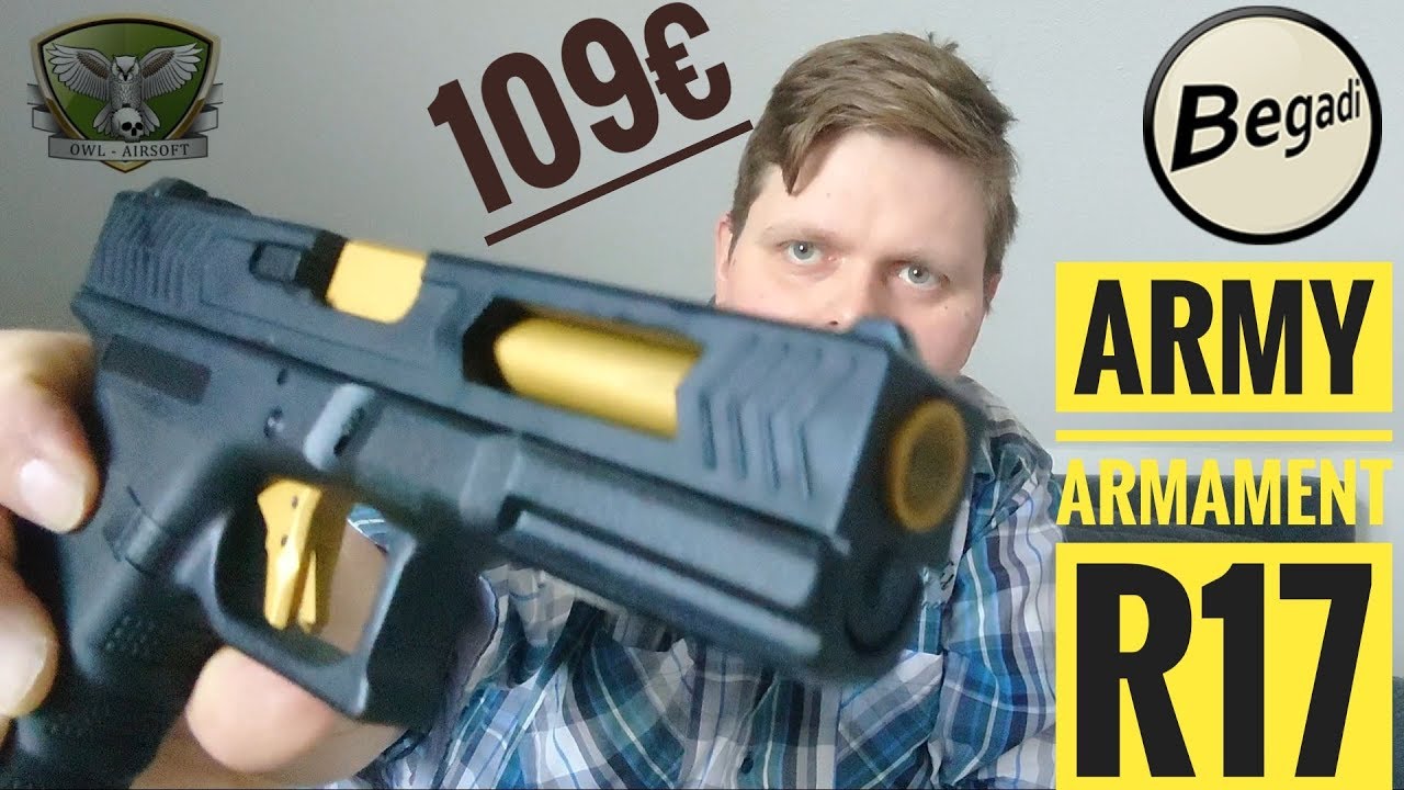 Army Armament R17 GBB Review by Airsoft Start - YouTube