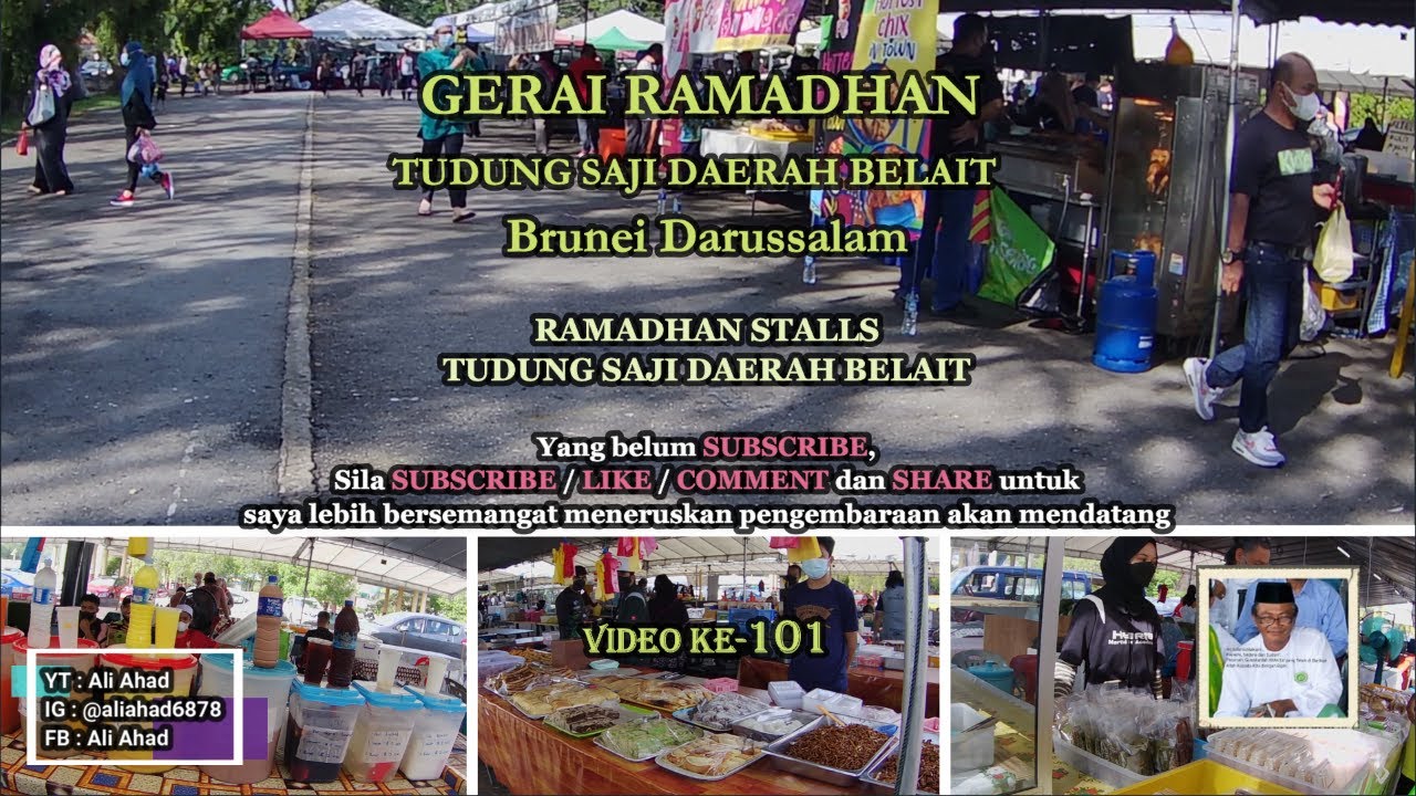 GERAI RAMADHAN, TUDUNG SAJI, DAERAH BELAIT - RAMADHAN STALLS TUDUNG ...