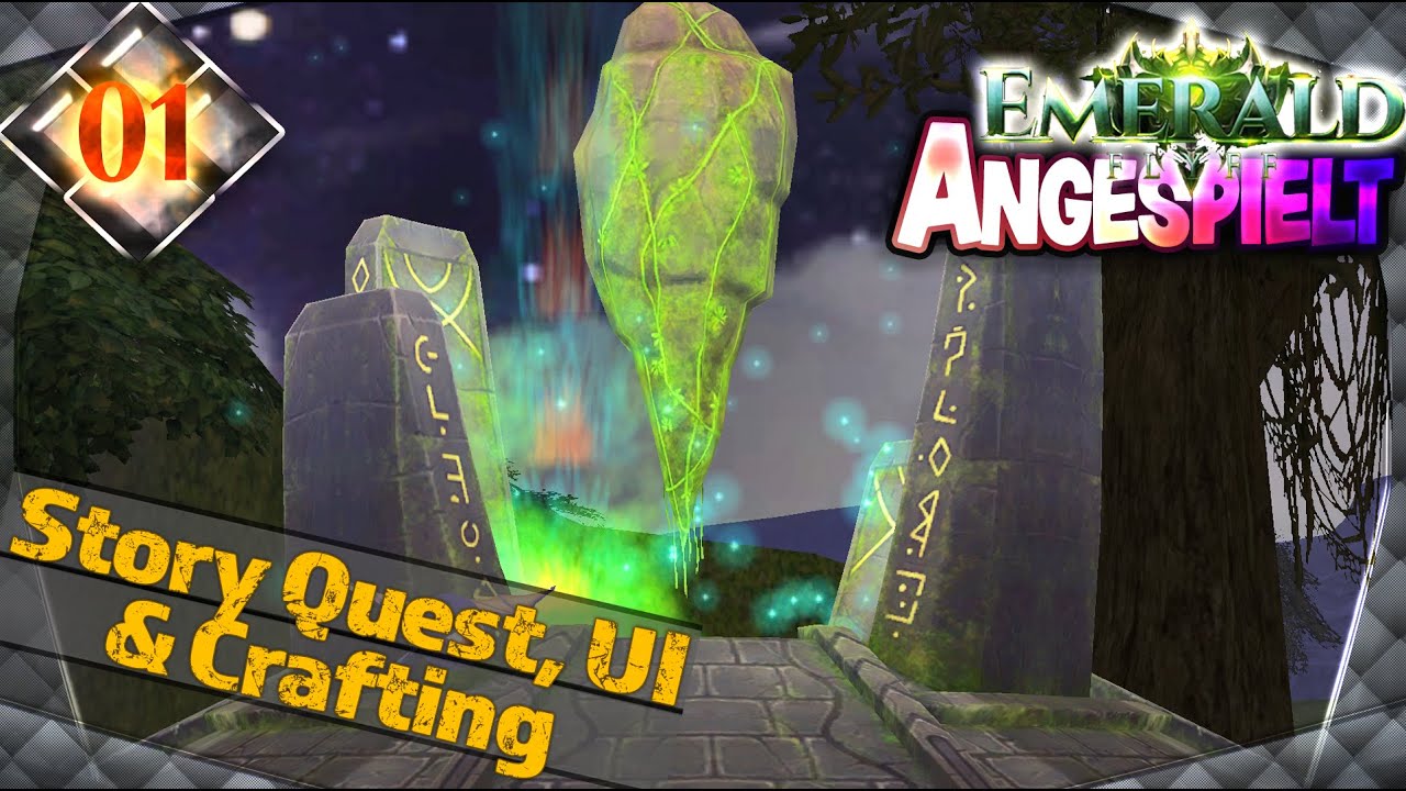 Angespielt Emerald Flyff 💎 Story Quest, UI & Crafting - YouTube