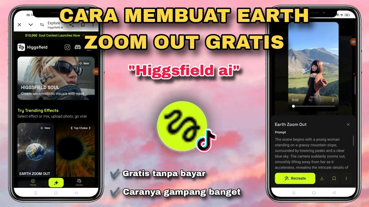 Tutorial Membuat EARTH ZOOM OUT VIRAL TIKTOK - YouTube