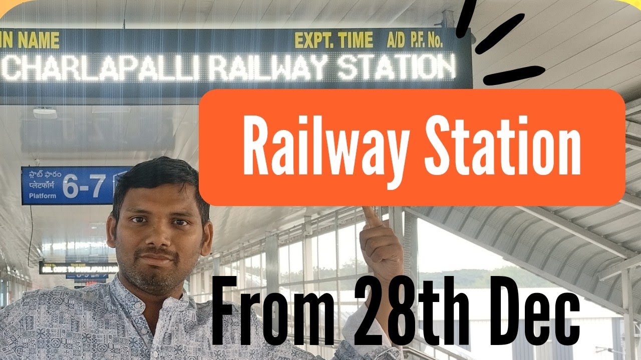 Cherlapally Railway station Ready to start #cherlapally #railwaystation ...
