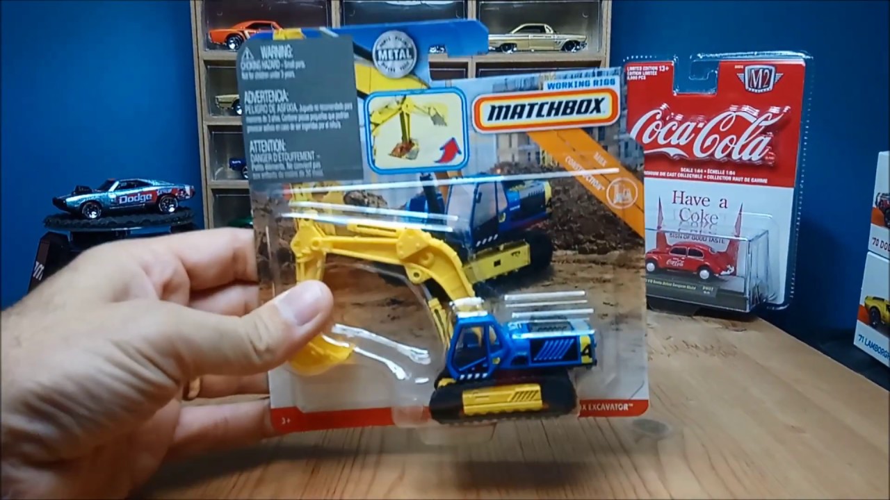 Matchbox Working Rigs Excavator Review - YouTube