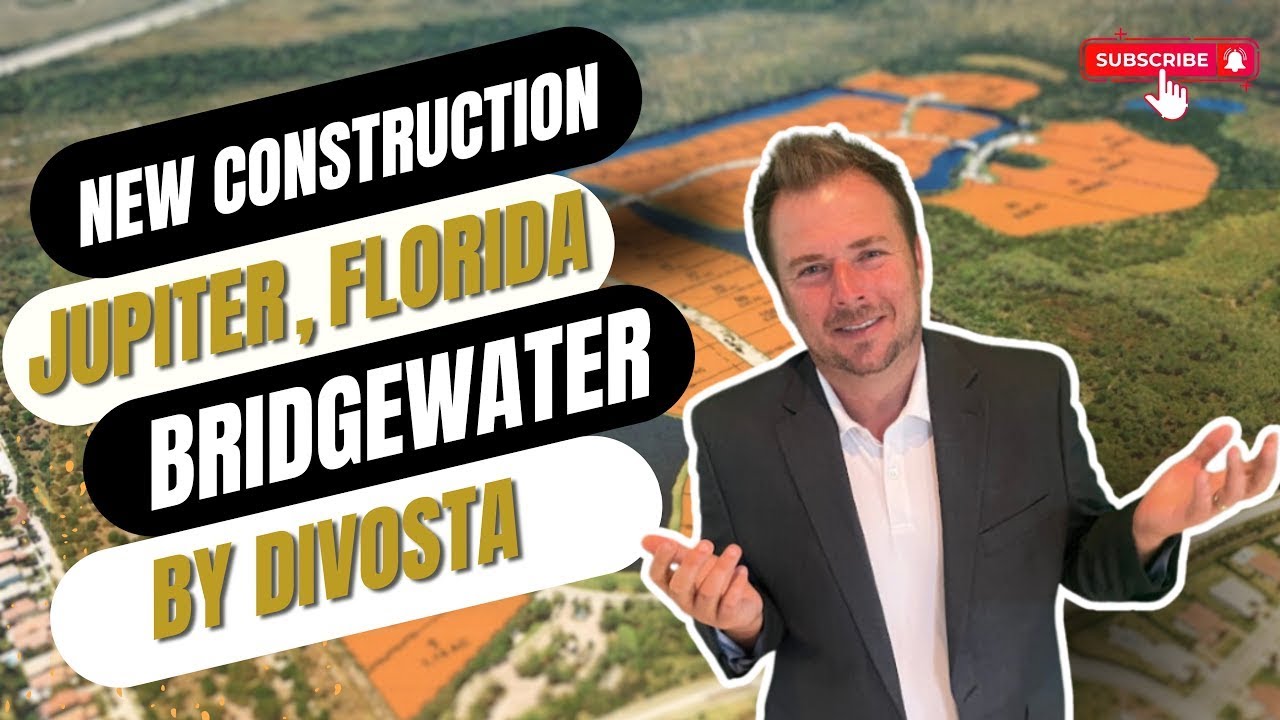 NEW CONSTRUCTION: Jupiter, FL Bridgewater by Divosta - YouTube