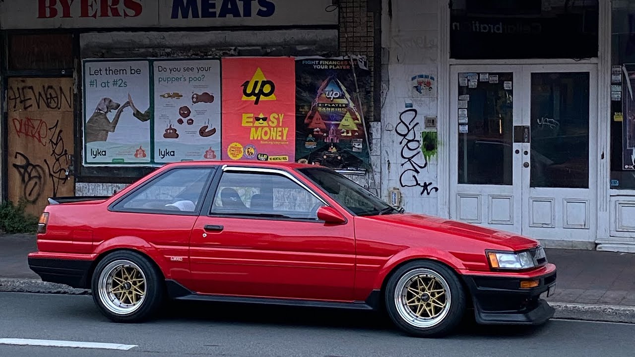 Raw AE86 cruise late night POV - YouTube