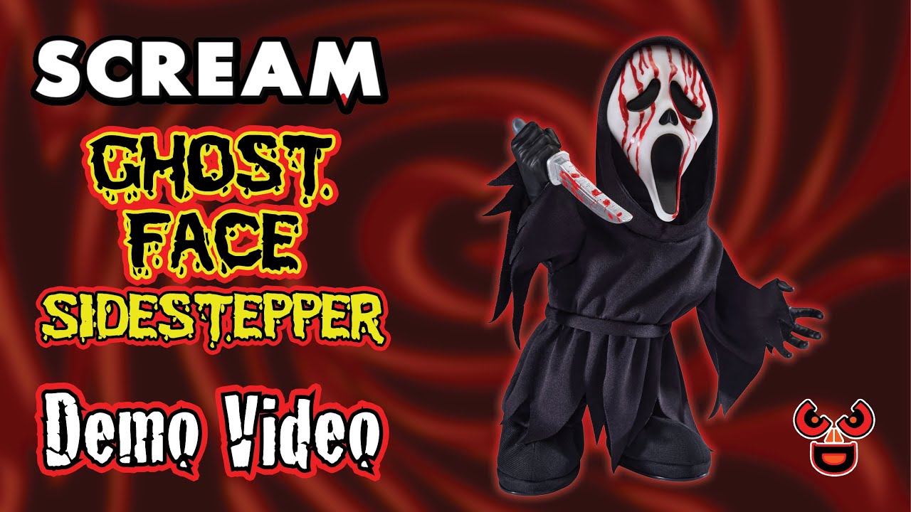 Ghost Face Side Stepper — Spirit Halloween 2023 — Spooky Express - YouTube