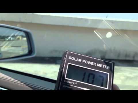BTU meter testing on Raytech Ultra 70 and Centurion 4mil Film - YouTube