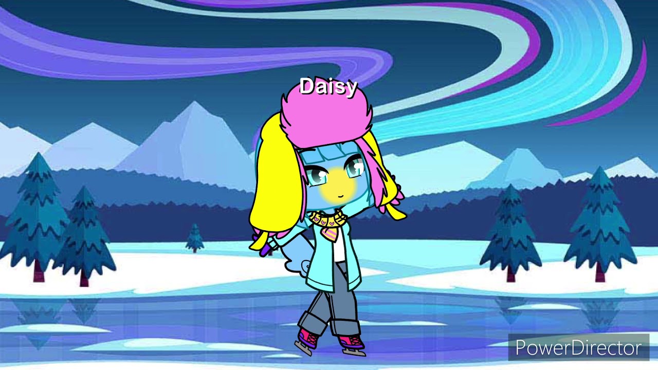 Daisy skating on ice - YouTube