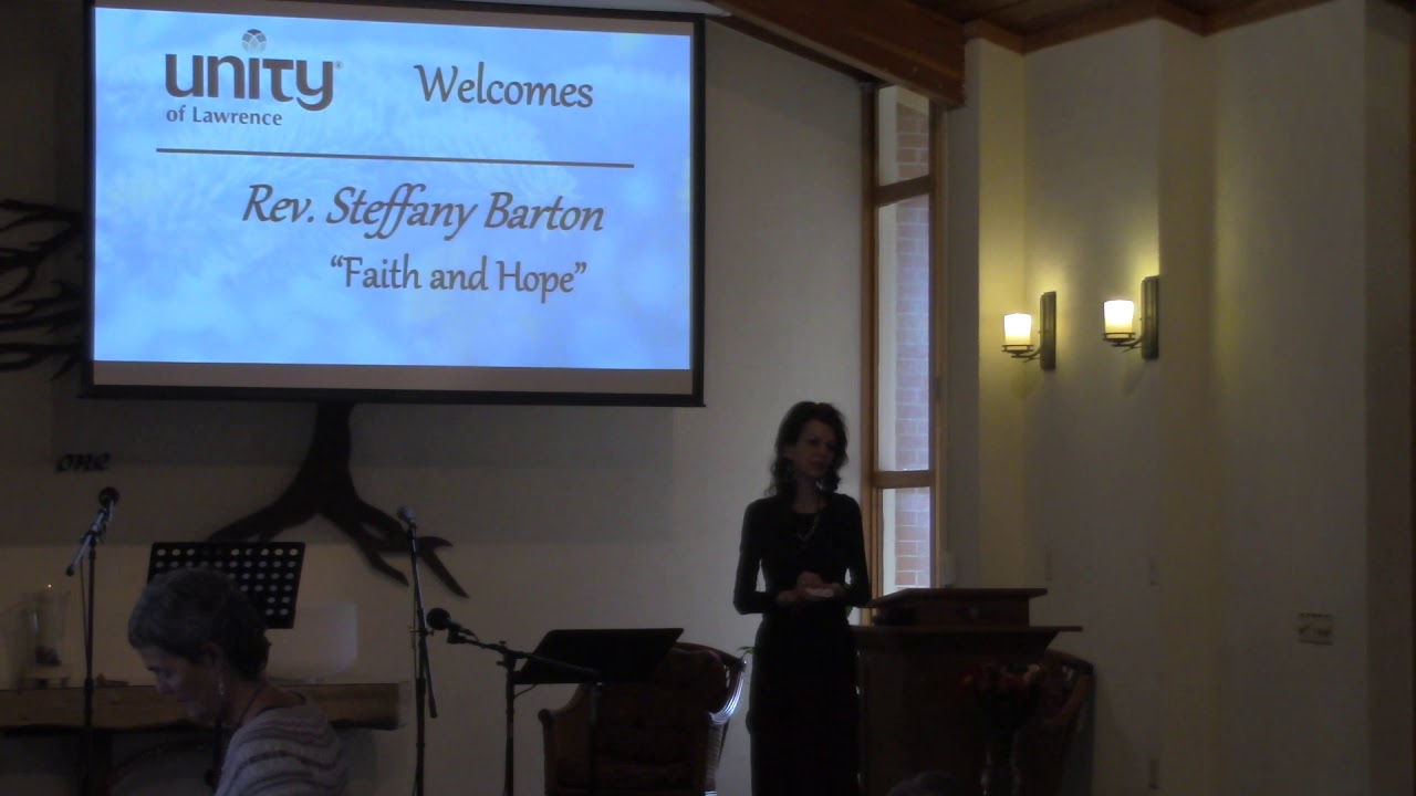 December 1 2019 Rev. Steffany Barton "Faith and Hope" - YouTube