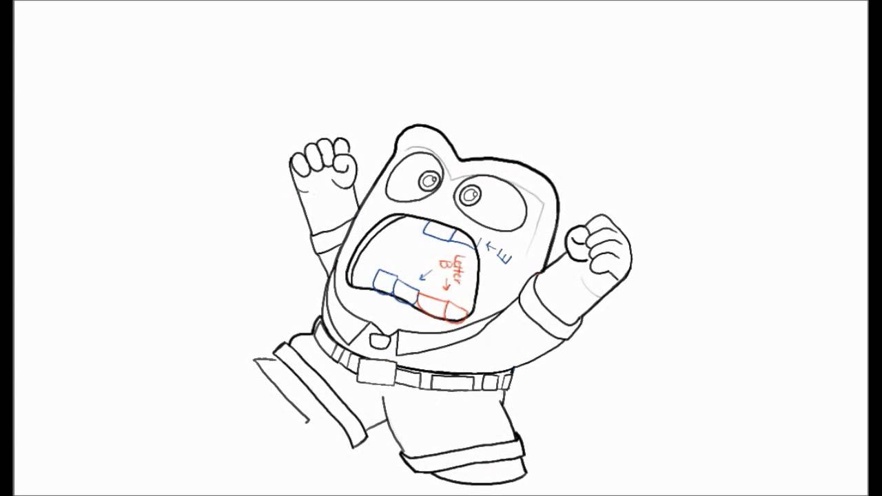 How to Draw Anger From Inside Out - YouTube