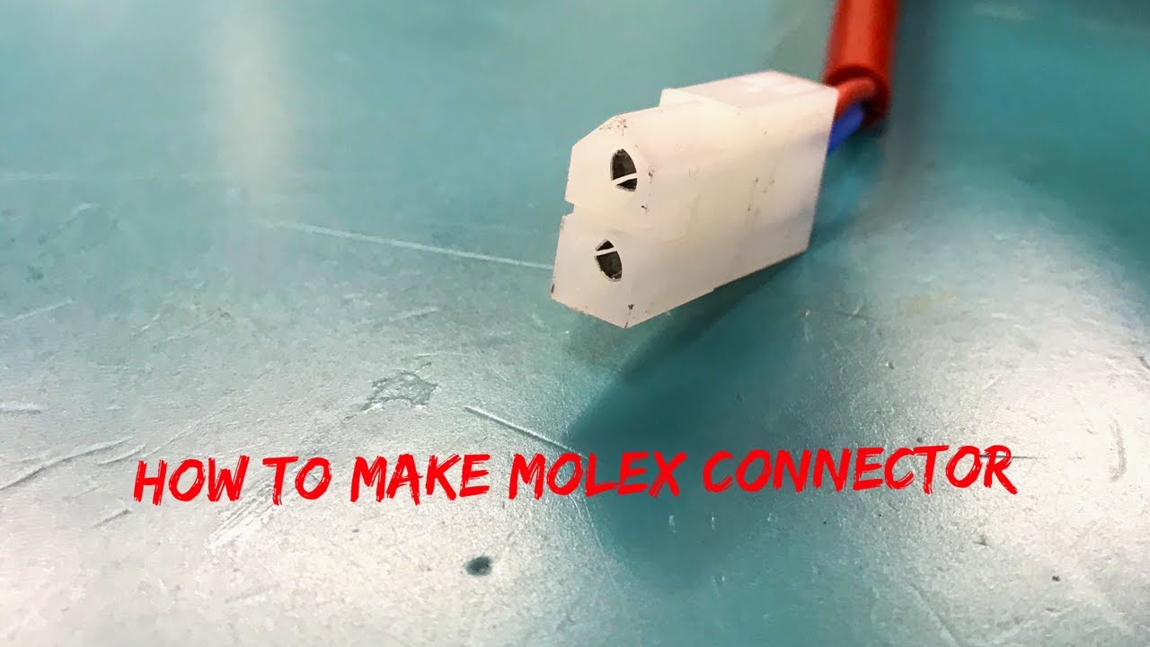 IoT#125 How To Make A Molex Connector - YouTube