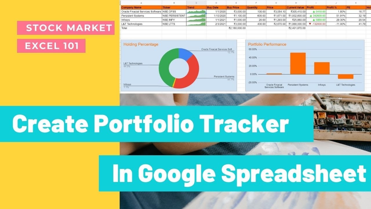 Portfolio Tracker Using Google Spreadsheet ( Hindi ) - YouTube