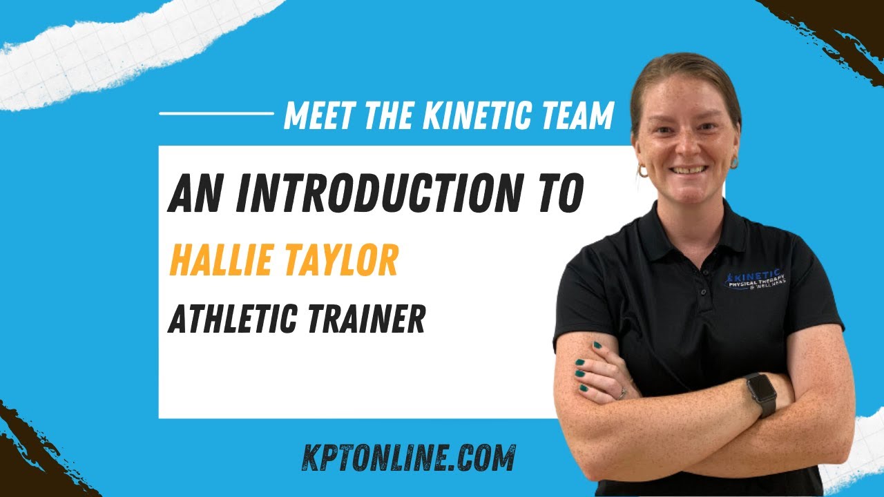 Meet Hallie Taylor, Athletic Trainer - YouTube