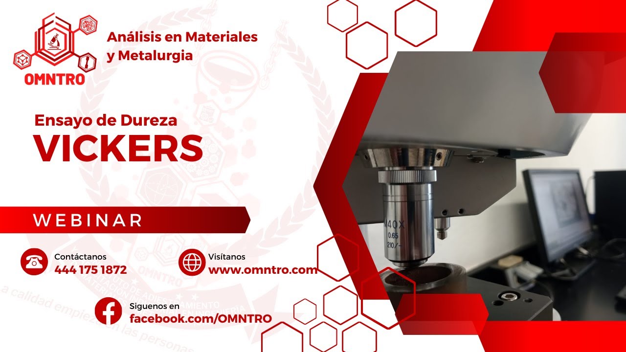 WEBINAR: Ensayo de Dureza Vickers - YouTube