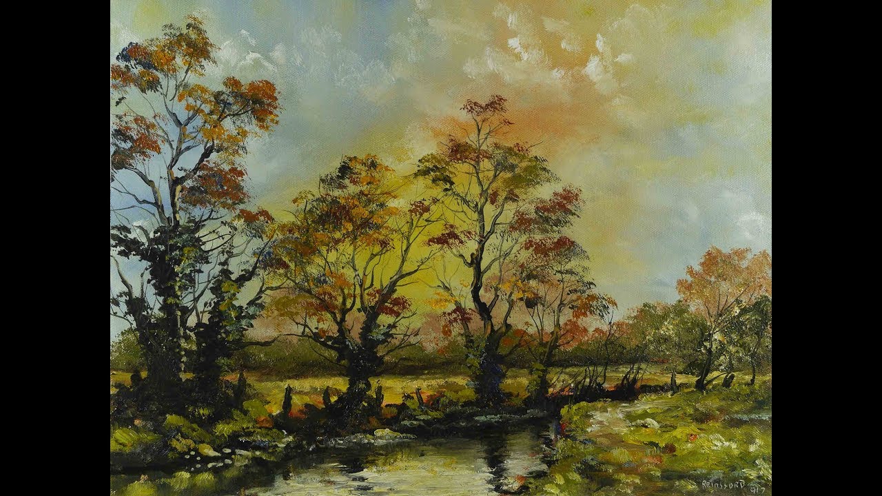 September Sun - Time Lapse Painting - YouTube