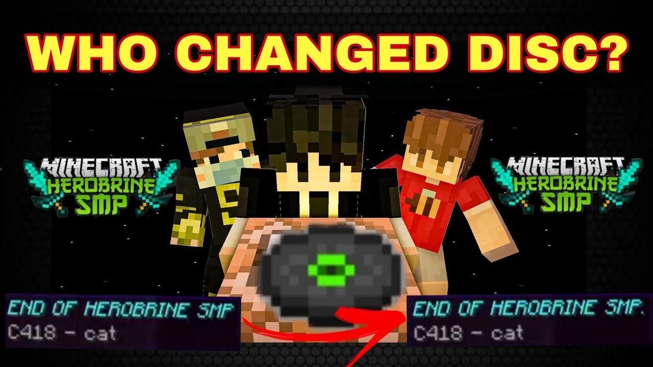 Who Changed the Disc? (End of Herobrine smp) | Main Stream | Herobrine ...