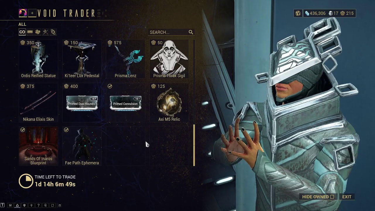 Warframe Building the new dojo,earning plat To build things and Maybe ...