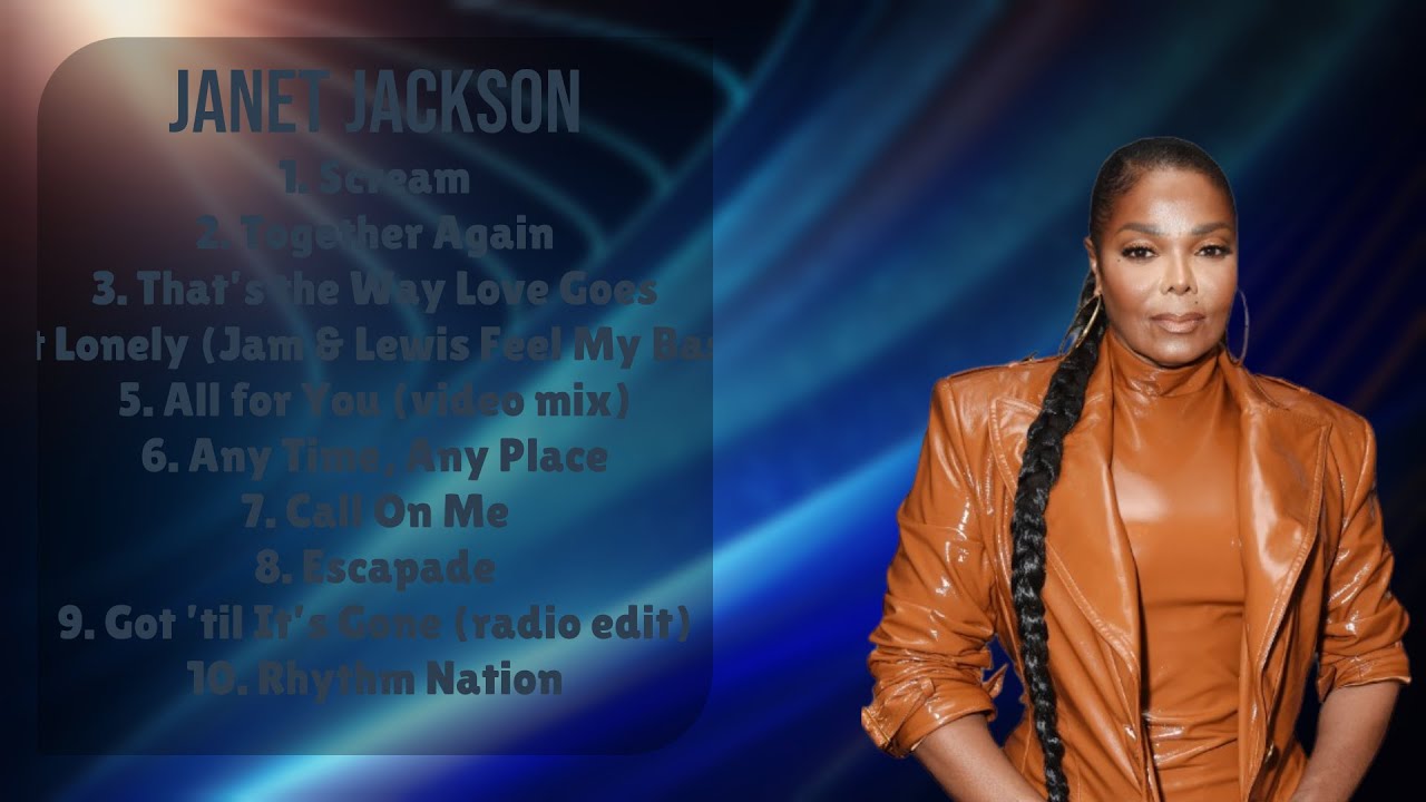 Janet Jackson-Hits that set the tone for 2024-Premier Songs Selection ...