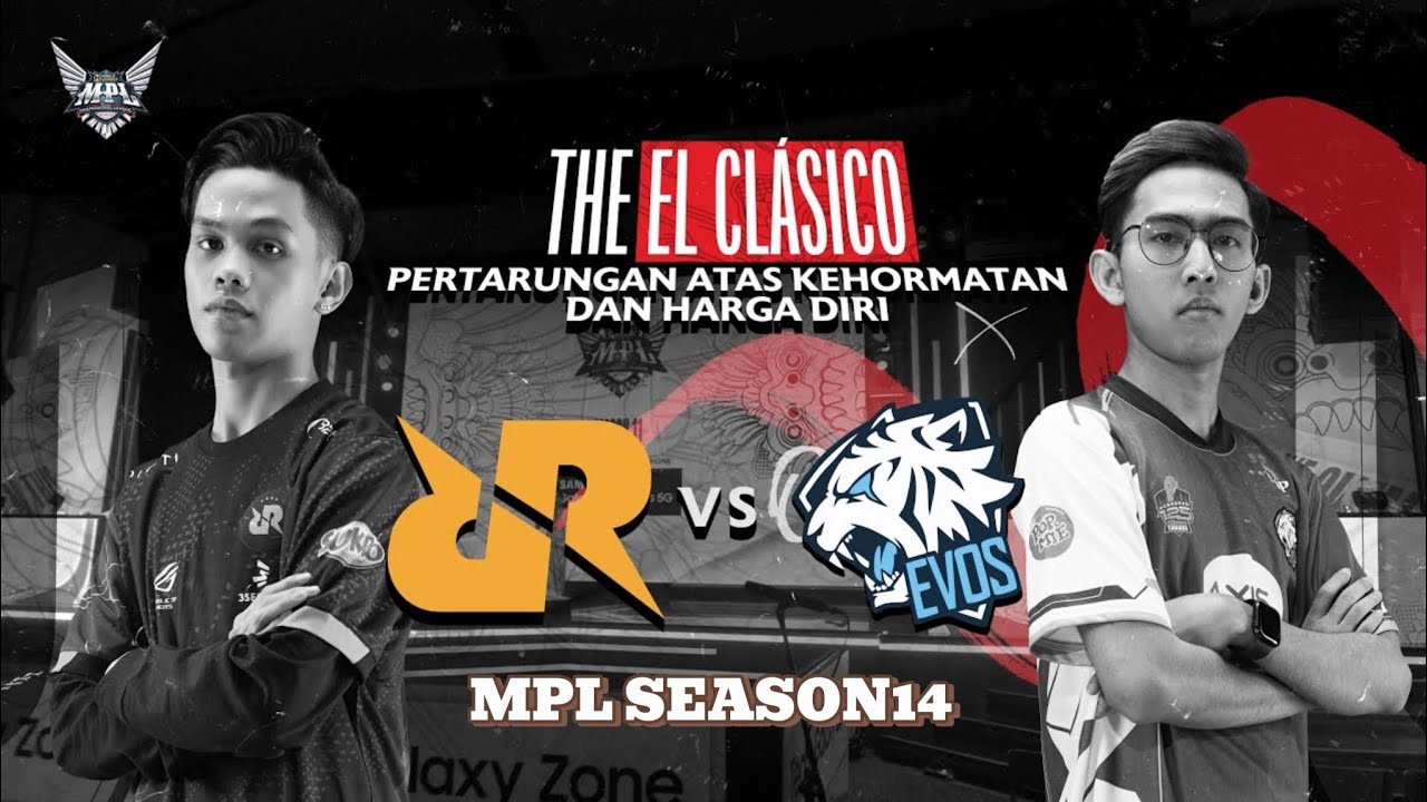 MPL ID SEASON14 || RRQ VS EVOS ROYAL DERBY EL CLASICO - YouTube