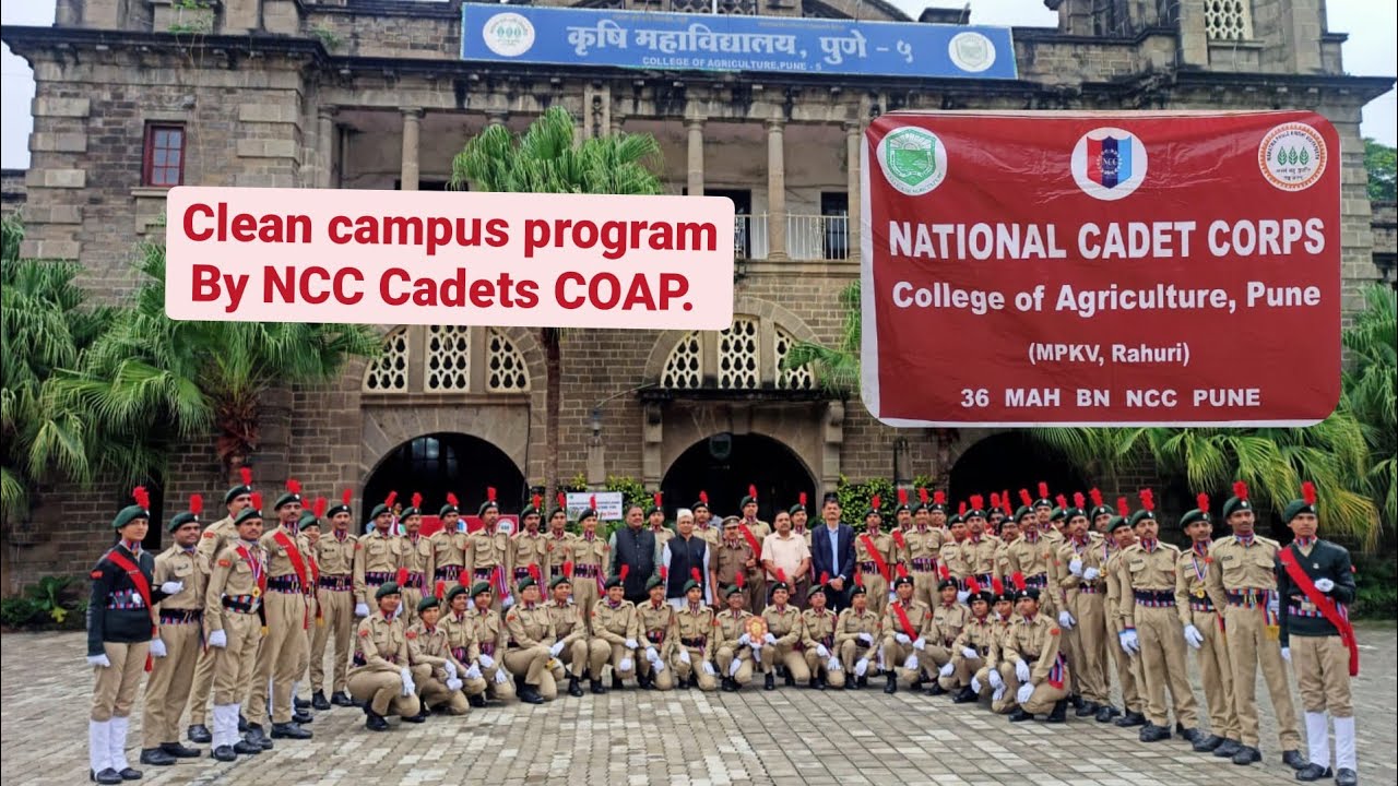 Clean campus program by NCC Cadets COAP - YouTube