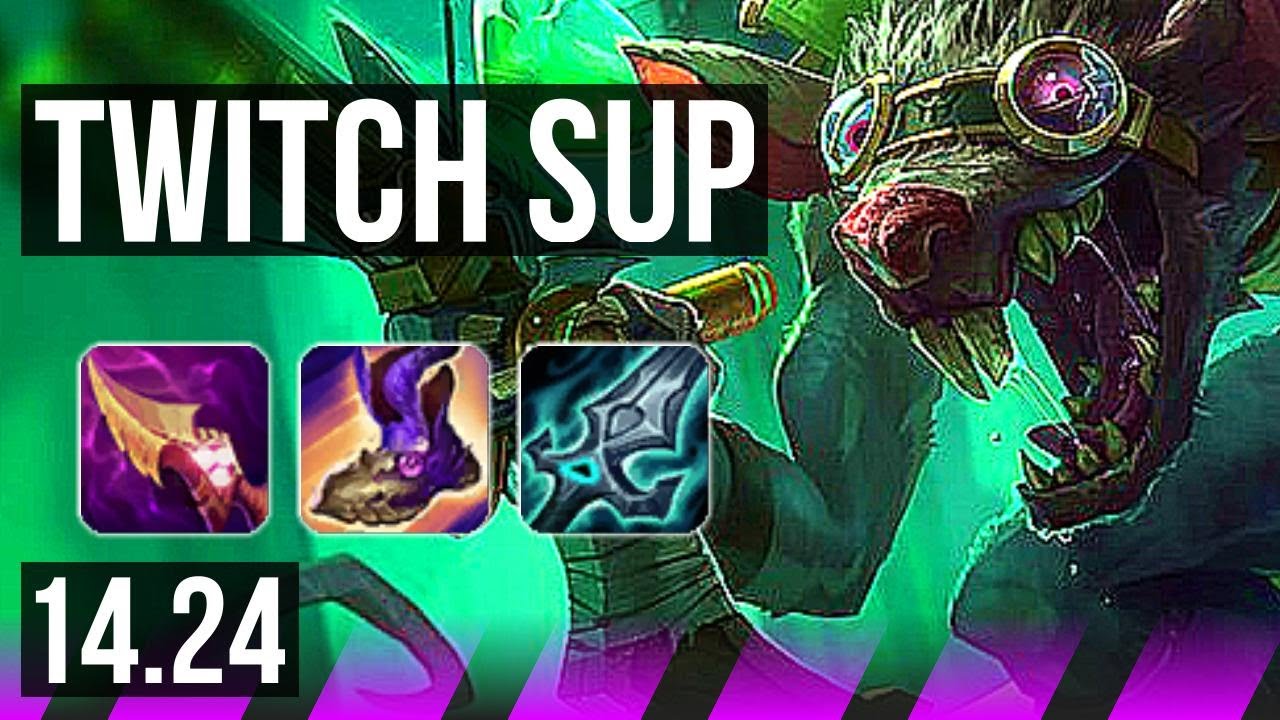 TWITCH & Jinx vs THRESH & Jhin (SUP) | KR Master | 14.24 - YouTube